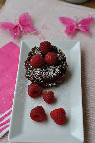 Chocolate & Raspberry Fondant - Gimme The Recipe - You came for the ...